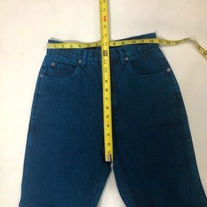 Vintage | Jeans | Vintage 8 Blue Colorwash High Waisted Taper Jeans ...